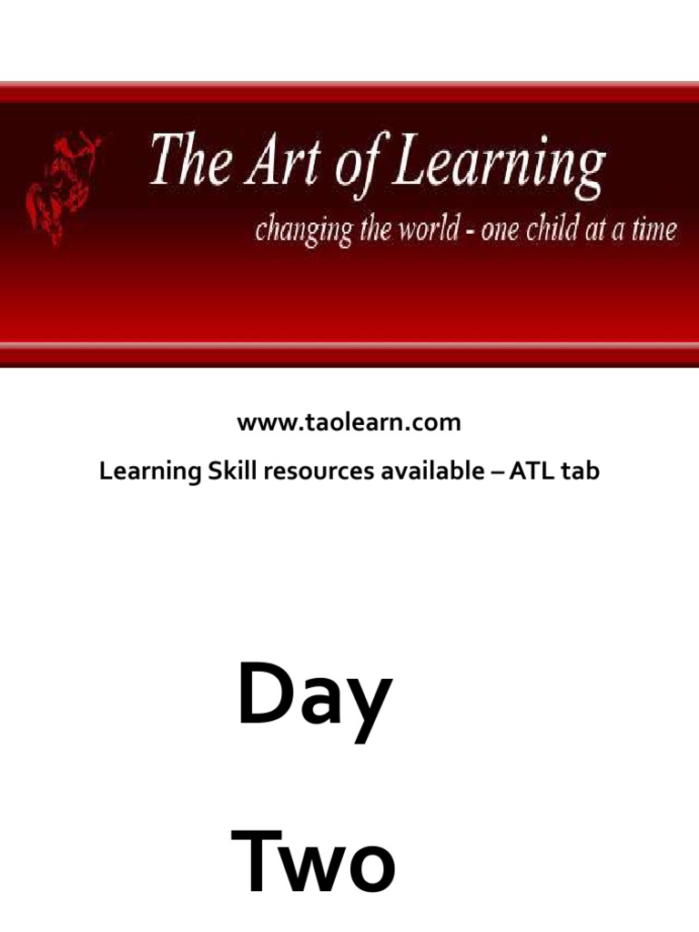 Learning Skill Resources Available - ATL Tab | PDF | Physical Education ...