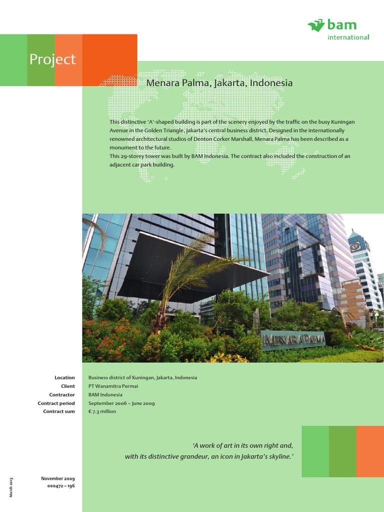 Project: Menara Palma, Jakarta, Indonesia | PDF
