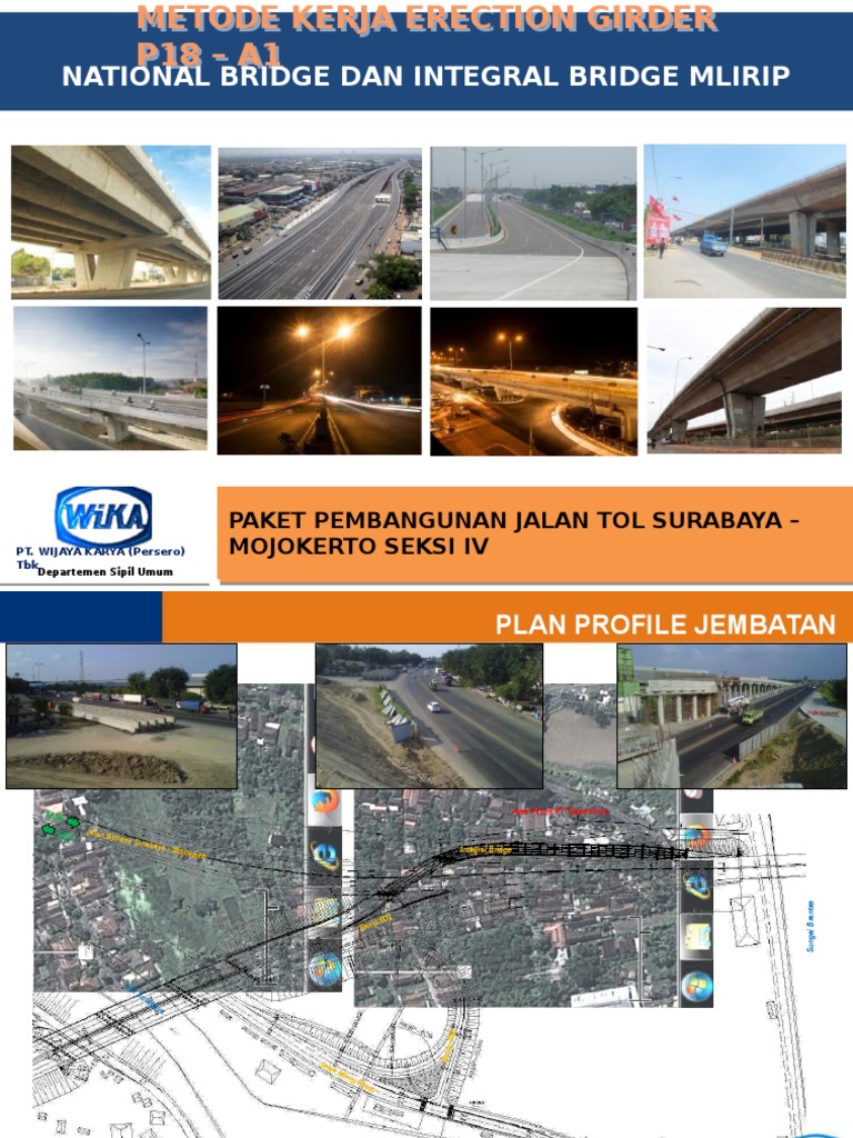 Konstruksi Jembatan Jalan Tol | PDF