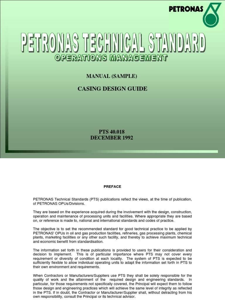 Casing Design Guide | Download Free PDF | Casing (Borehole) | Wear