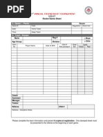 MYSAFA Team Sheet v2021 | PDF