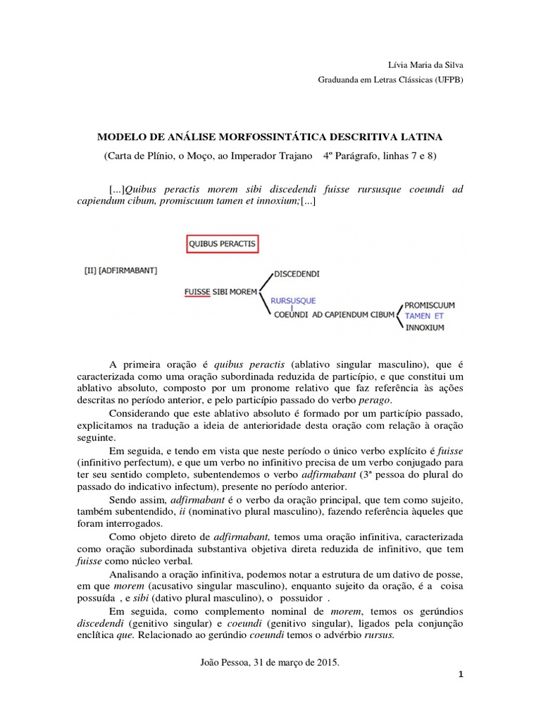 Análise Morfossintática do Latim | PDF | Latim | Pronome