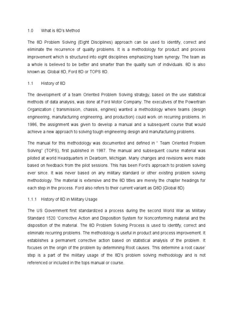 History of 8D | PDF | Causality | Emergence