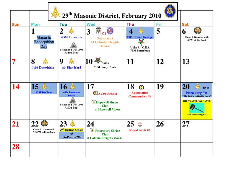 2010-02 Feb Calendar | PDF