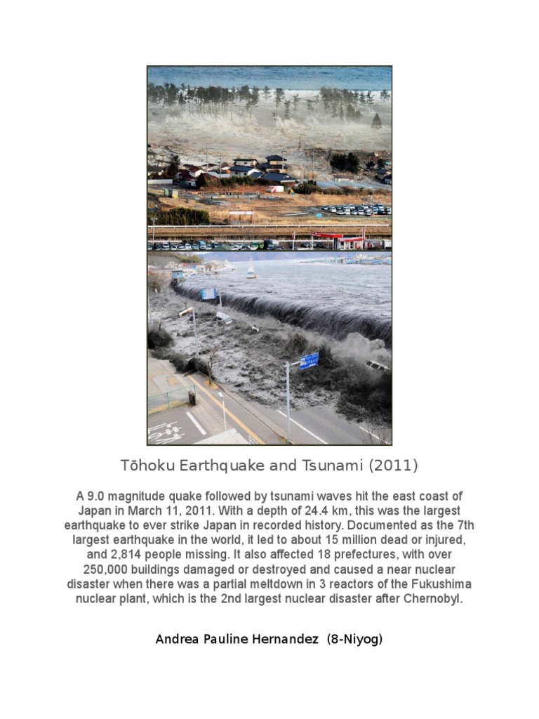 Tōhoku Earthquake and Tsunami Overview | PDF