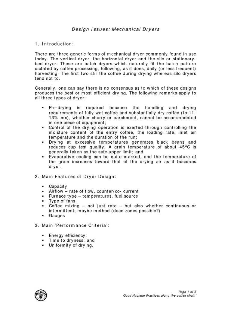 Design Mech Dryers | PDF | Clothes Dryer | Mechanical Engineering