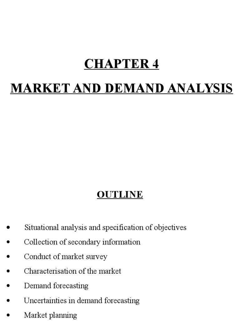 Market and Demand Analysis Techniques | PDF | Forecasting | Demand