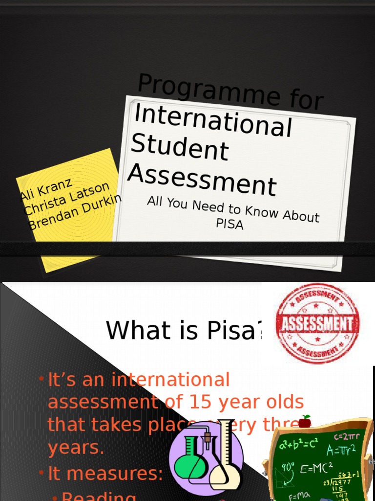 Pisa Pres | PDF | Programme For International Student Assessment ...