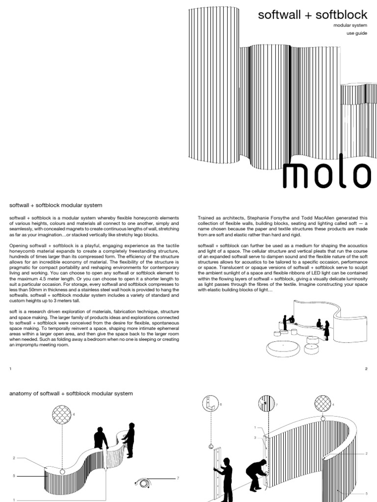 10 Molo Modular Softwall Softblock Instruction | PDF | Softball | Paper