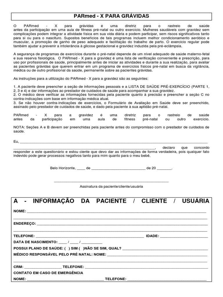PARmed - X para Gravidas | PDF | Gravidez | Saúde pública