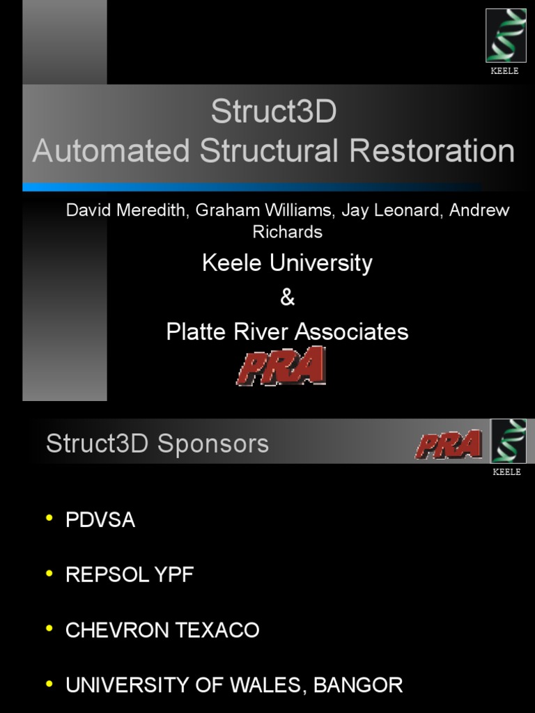Automated Structural Restoration in 3D | PDF | Fault (Geology ...