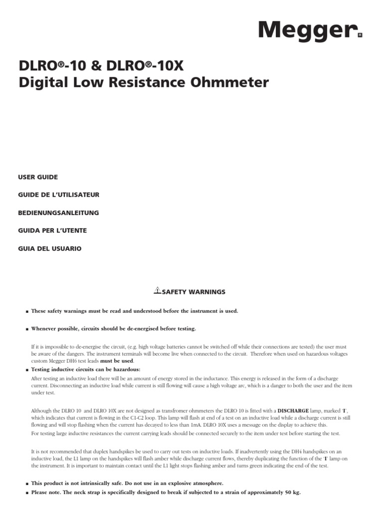 Manual DLRO10 - 10X Ingles | PDF | Battery Charger | Battery (Electricity)