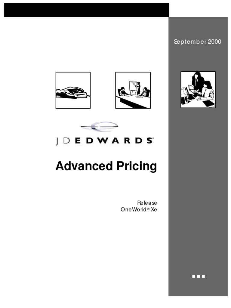 JD Edwards - Advance Pricing | PDF | Pricing | Sales