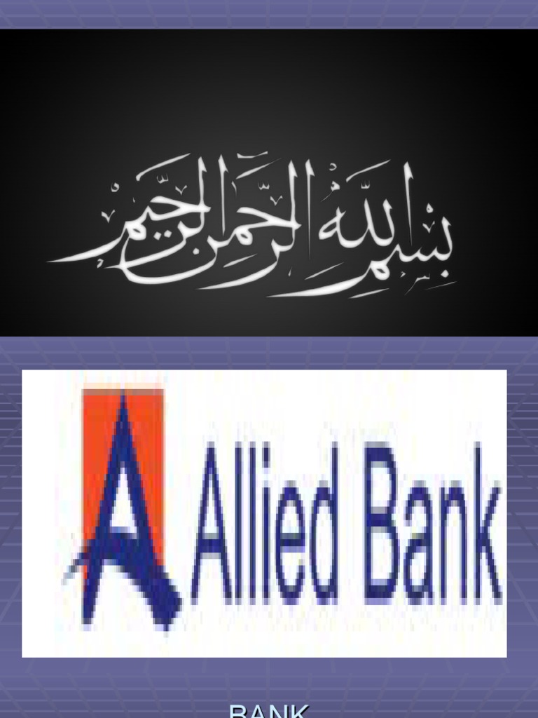 Allied Bank Presentation | PDF | Deposit Account | Banks