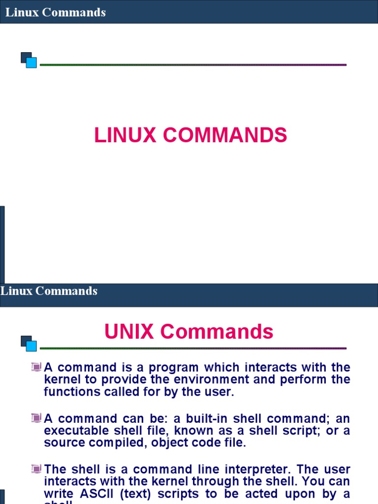 Linux Commands | PDF | Command Line Interface | Computer Architecture