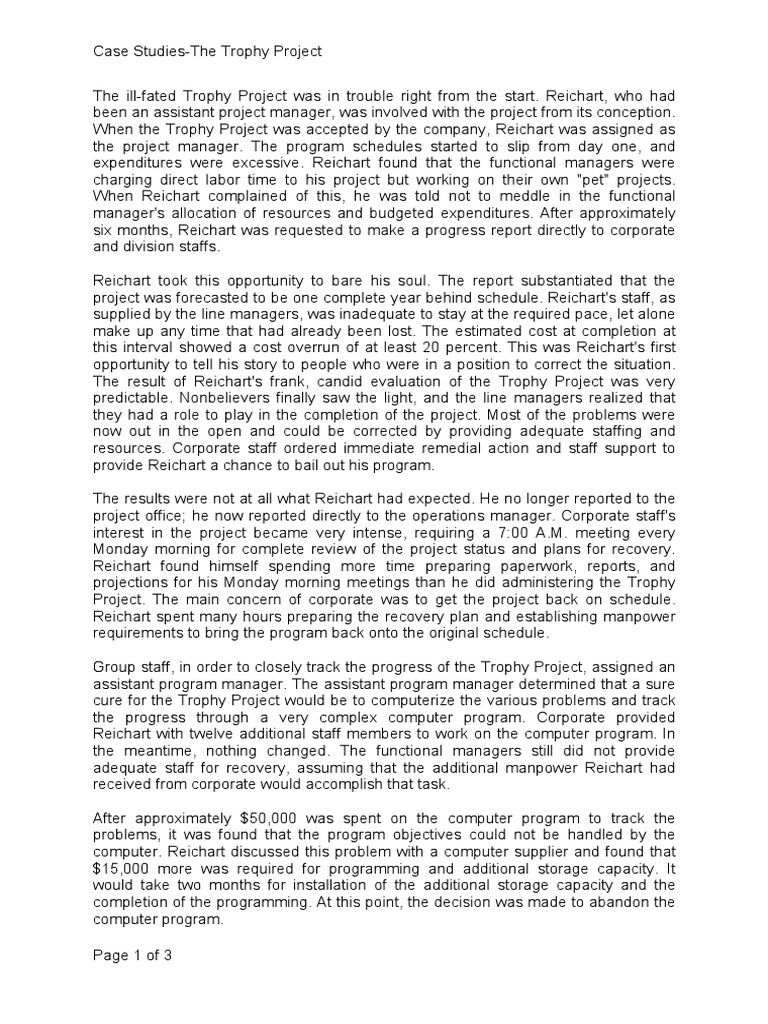 The Trophy Project Case | PDF | Computer Program | Programming