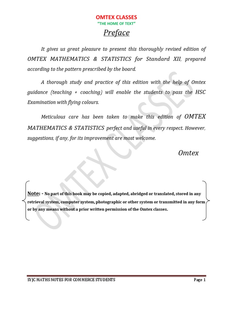 Omtex Classes | PDF | Probability Distribution | Price Indices