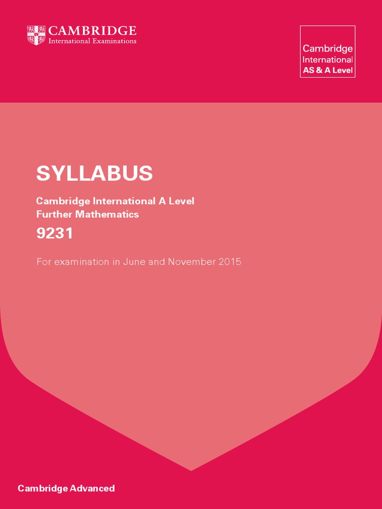 2015 Syllabus | PDF | Plane (Geometry) | Matrix (Mathematics)