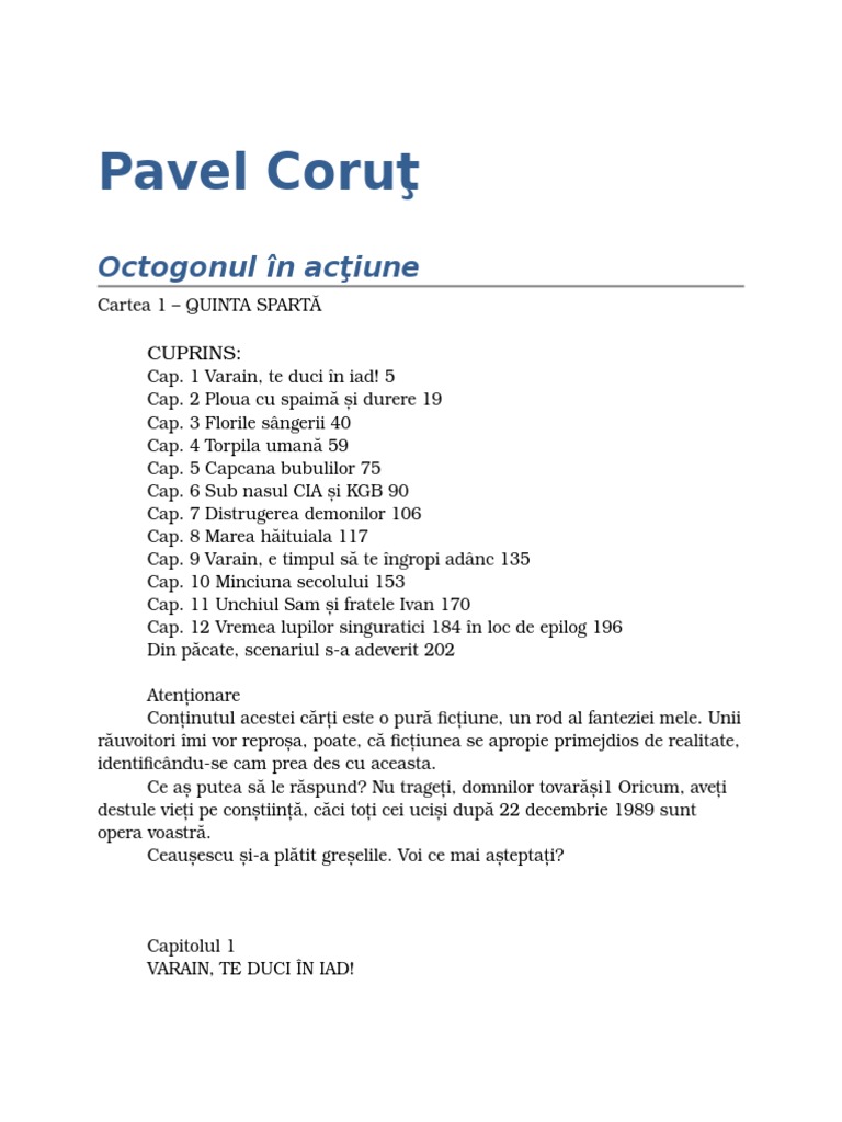 Pavel Corut-Quinta Sparta 06 | PDF