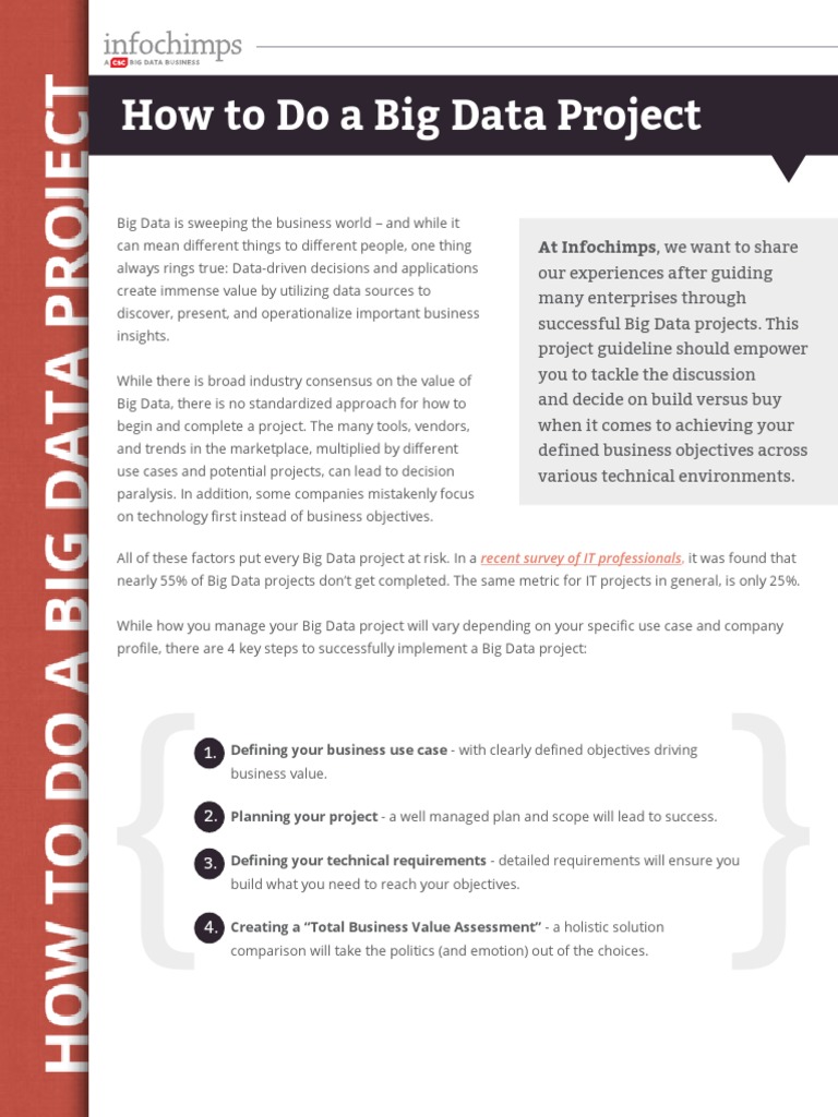 48 Infochimps - How To Do A Big Data Project | PDF | Big Data | Databases