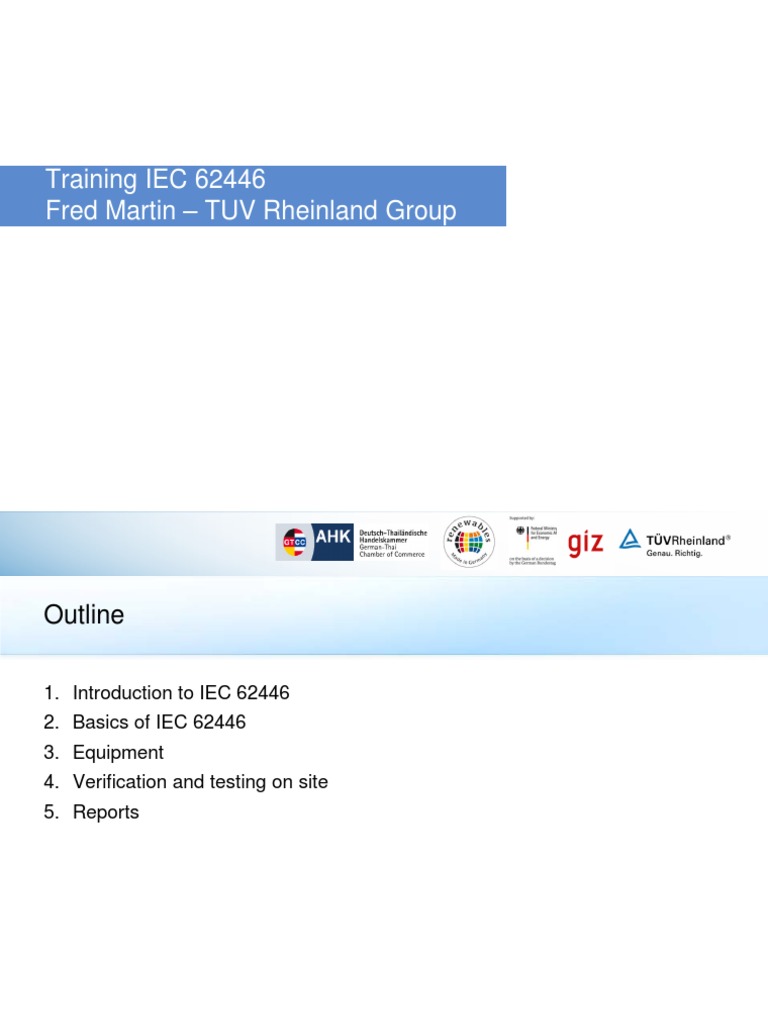 IEC 62446_TUV | Photovoltaic System | Photovoltaics