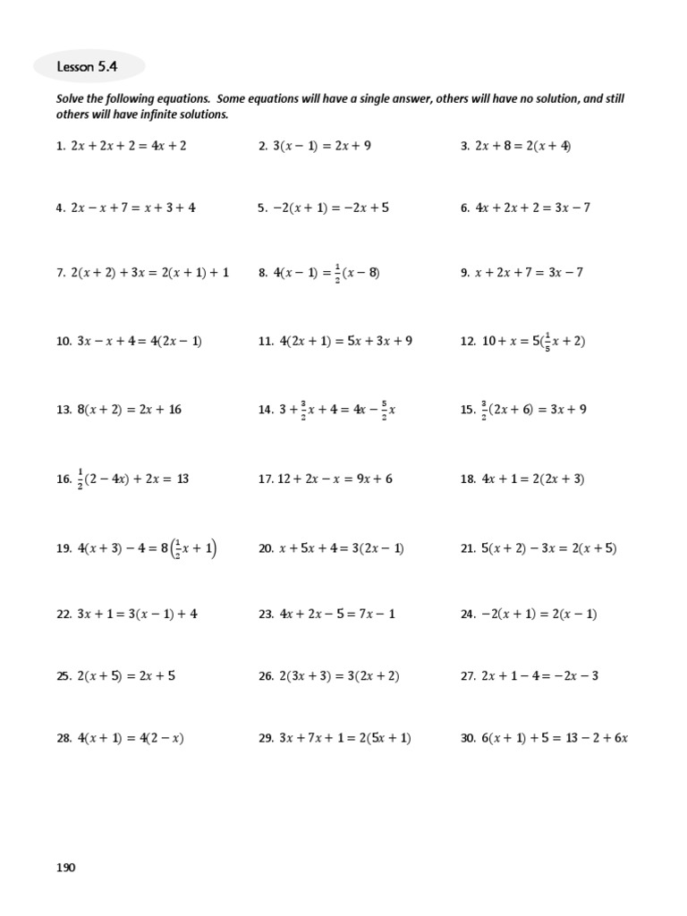 Solve Algebraic Equations Guide | PDF