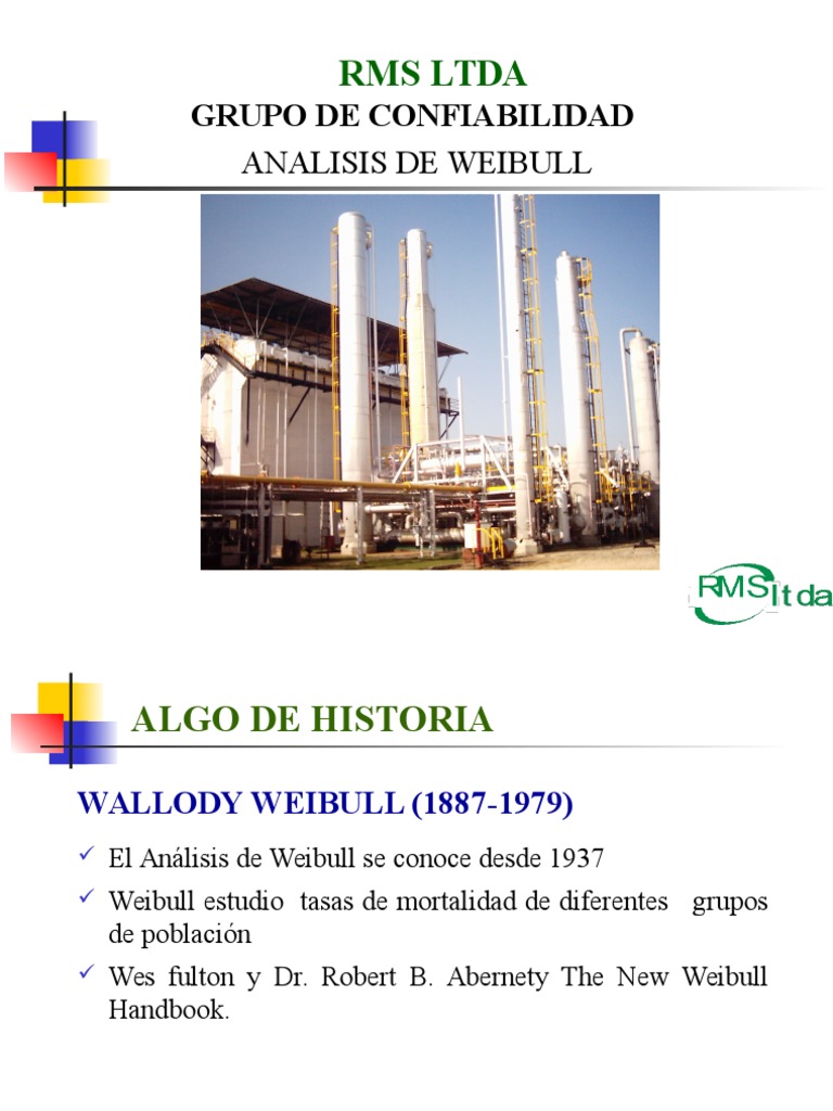 Análisis de Weibull en Mantenimiento | PDF