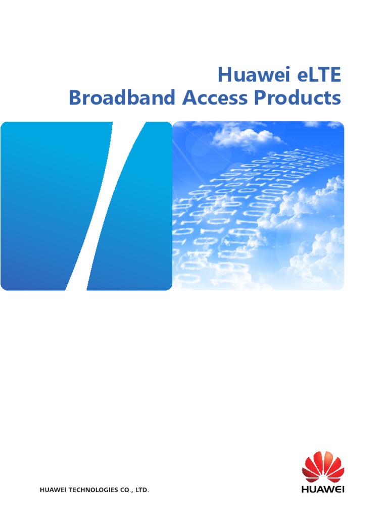 Huawei ELTE Broadband Access Products | PDF | Lte (Telecommunication ...