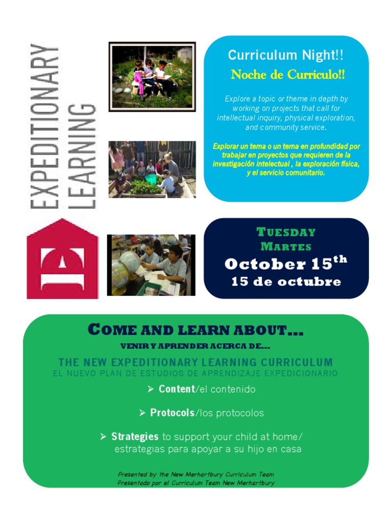 Curriculum Night Poster | PDF