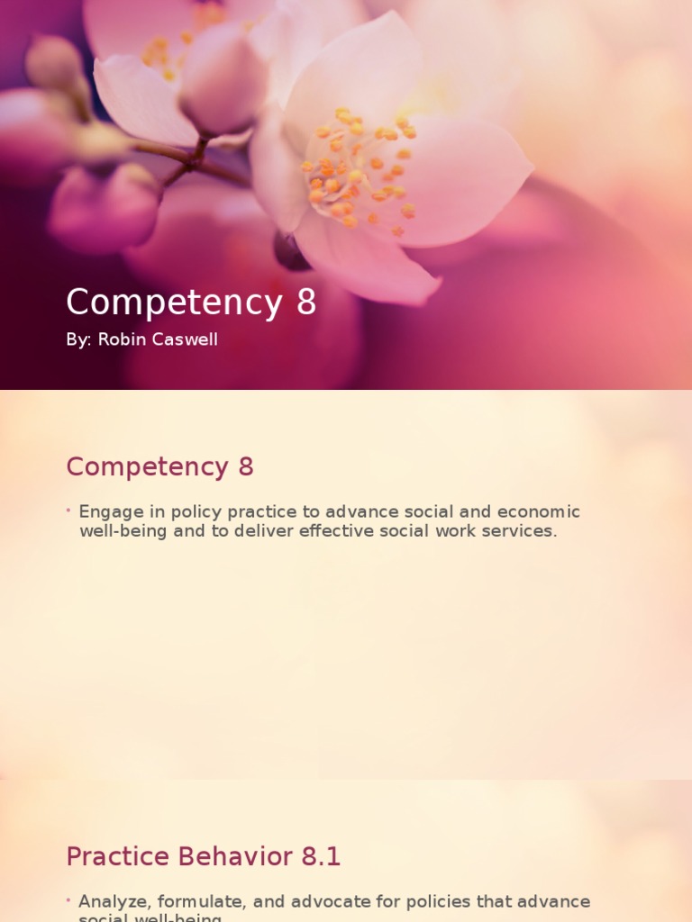 Competency 8 | PDF