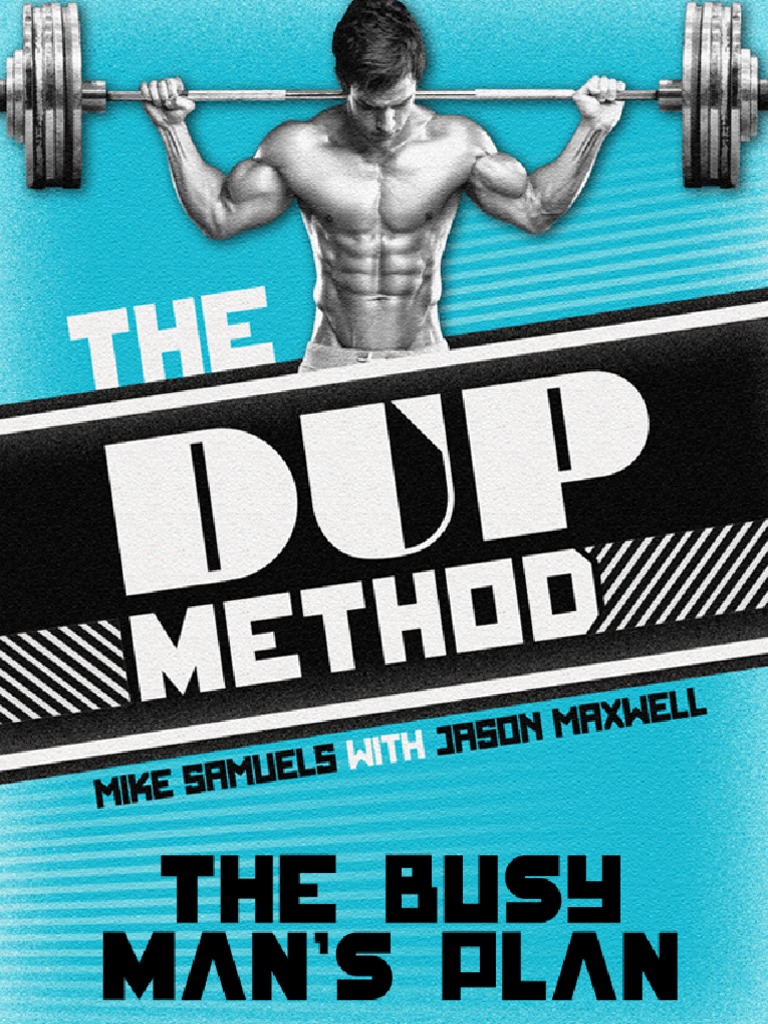 DUP Workout Schedule Overview | PDF | Cooking, Food & Wine | Wellness