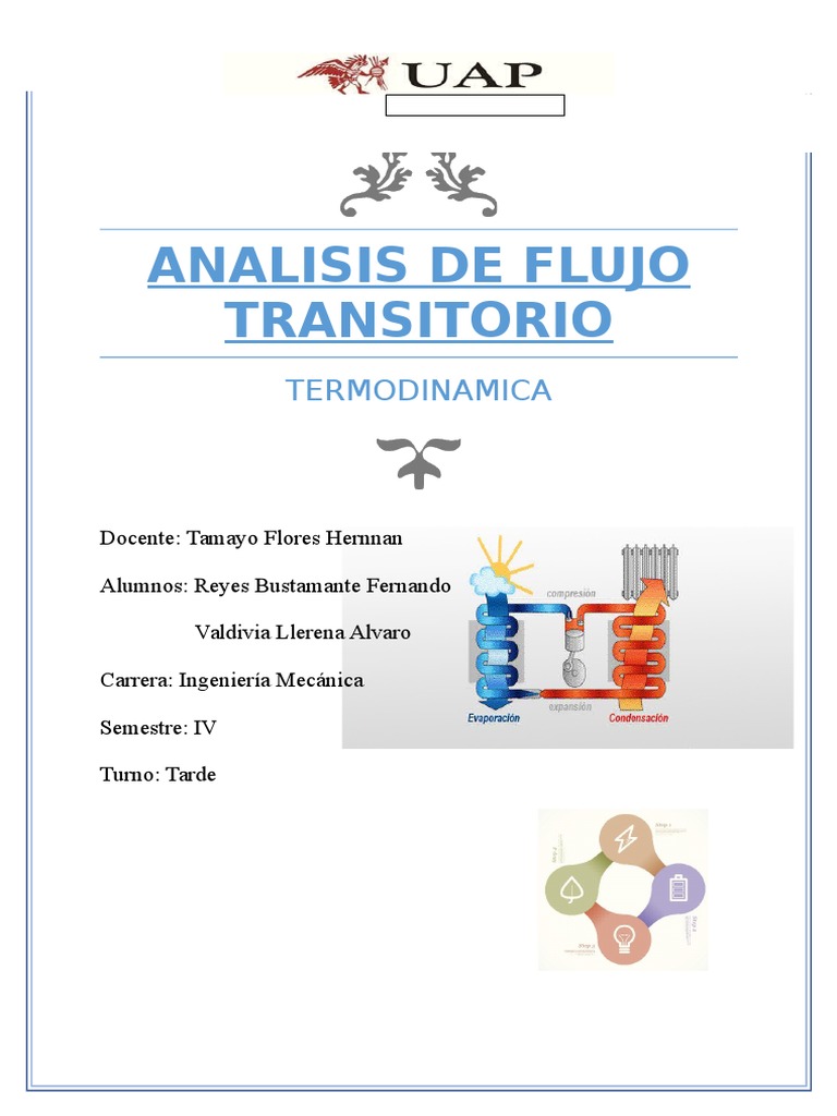 Analisis DE FLUJO TRANSITORIO | PDF | Bomba | Presión