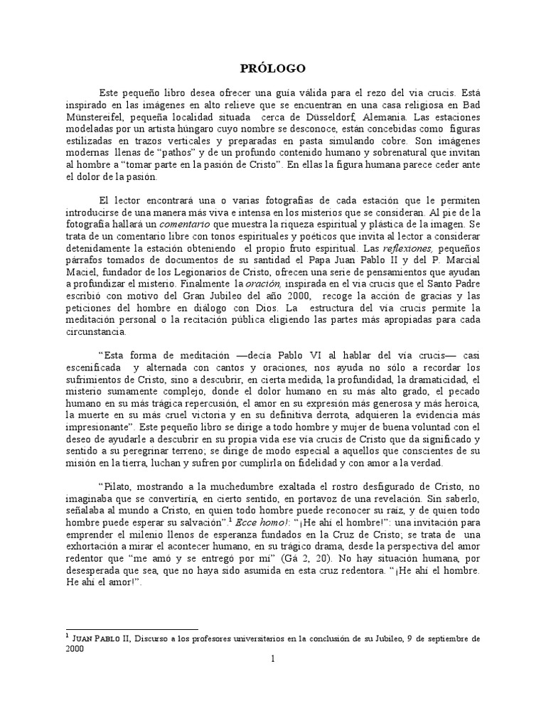 Libro Via Crucis Juan Pablo II - Ledesma | Descargar gratis PDF ... Libro Via Crucis Juan Pablo II - Ledesma | Descargar gratis PDF ...