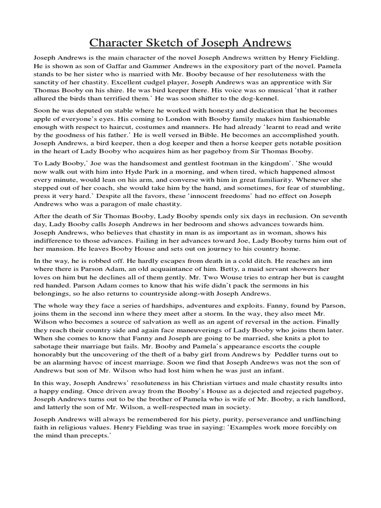 Character of Joseph | PDF | Religion And Belief