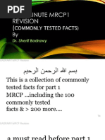 MRCP Part 2 Sample Questions PDF | PDF | Breathing | Medical Specialties