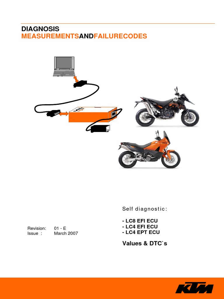 2007 LC4 690 LC8 990 Diagnostic Measurements Failure Codes | PDF ...