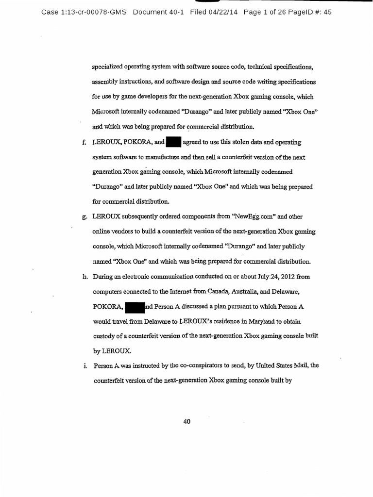 Austin Alcala Criminal Complaint | PDF | Access Control | Xbox 360