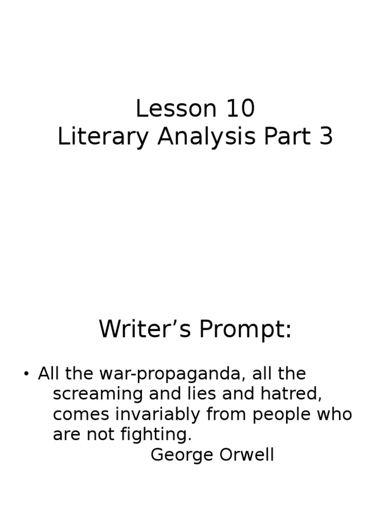 Literary Analysis: Omelas & Orwell Quotes | PDF