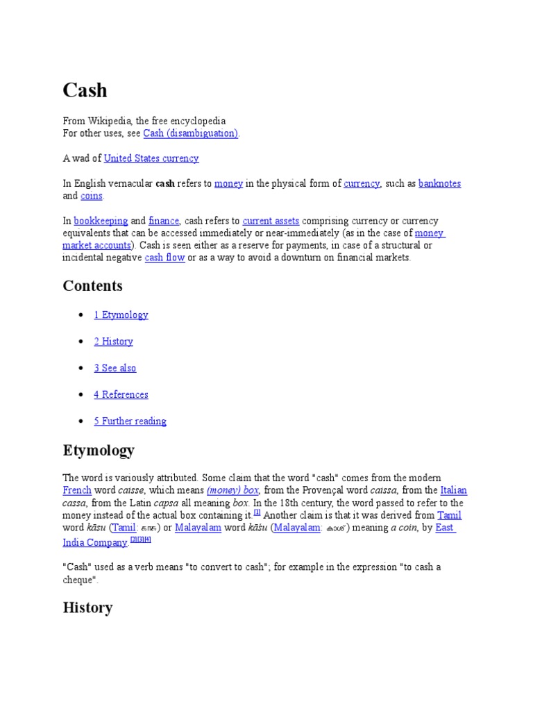 Cassa, From The Latin Capsa All Meaning Box. in The 18th Century, The ...