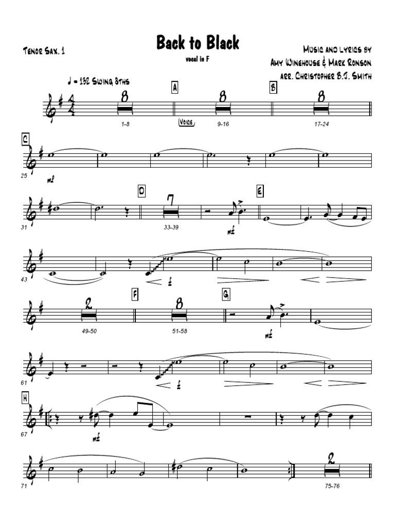 Back in Black.mus - Tenor Sax. 1