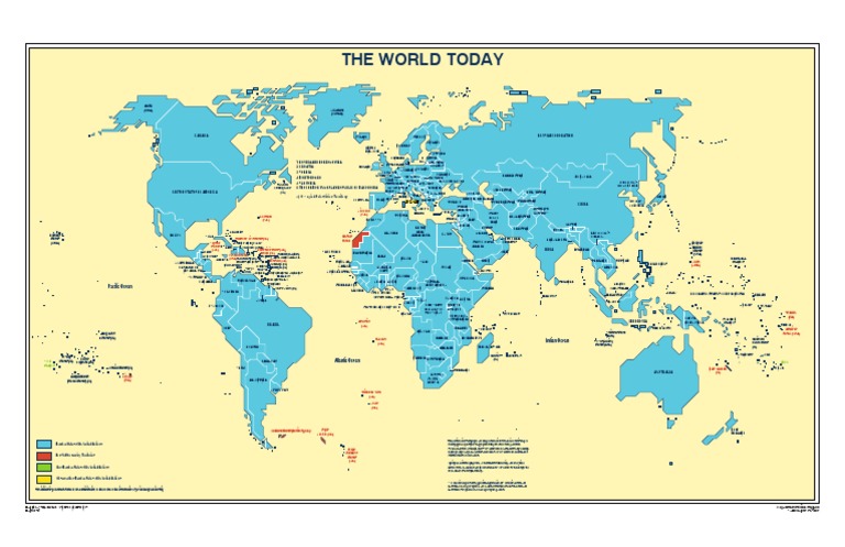 World Map | PDF | Island | Falkland Islands