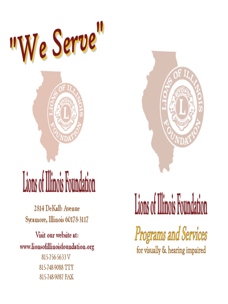 LIF Social Services and Referral Assists the Visually and Hearing ...