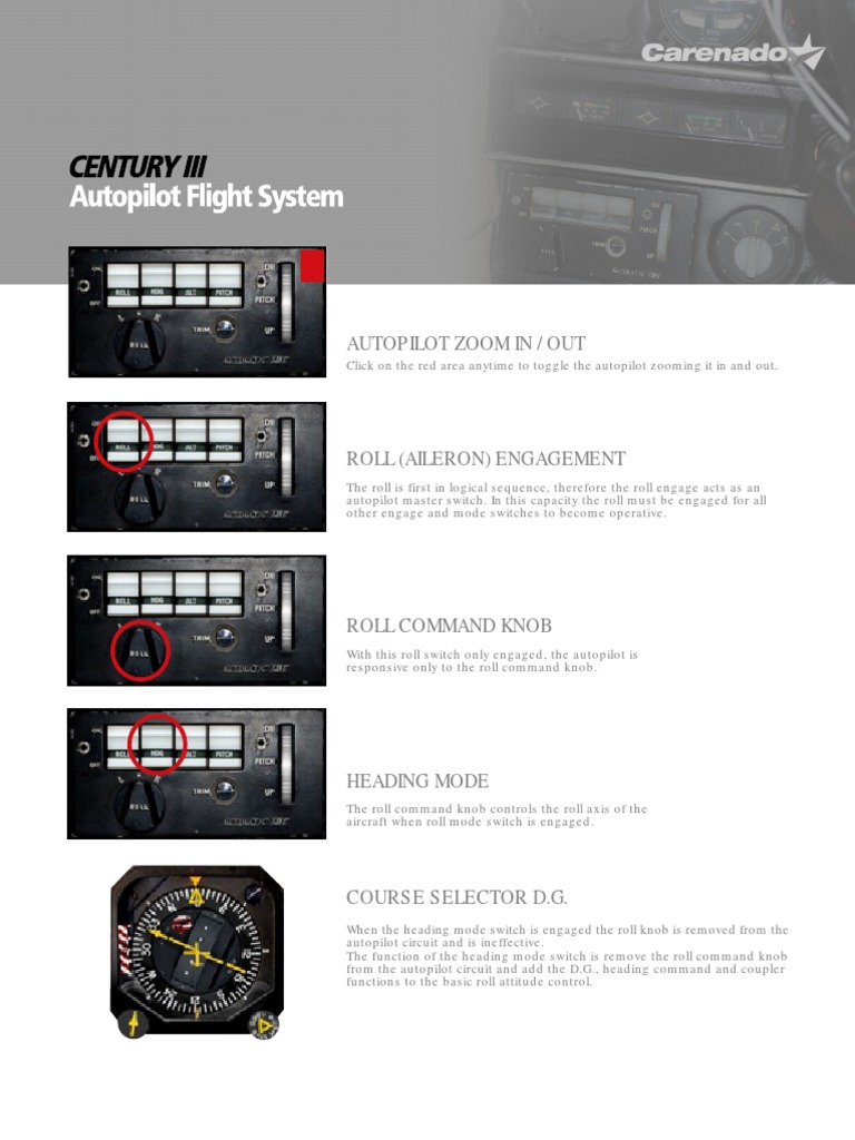 Autopilot Zoom in / Out | PDF | Switch | Aeronautics