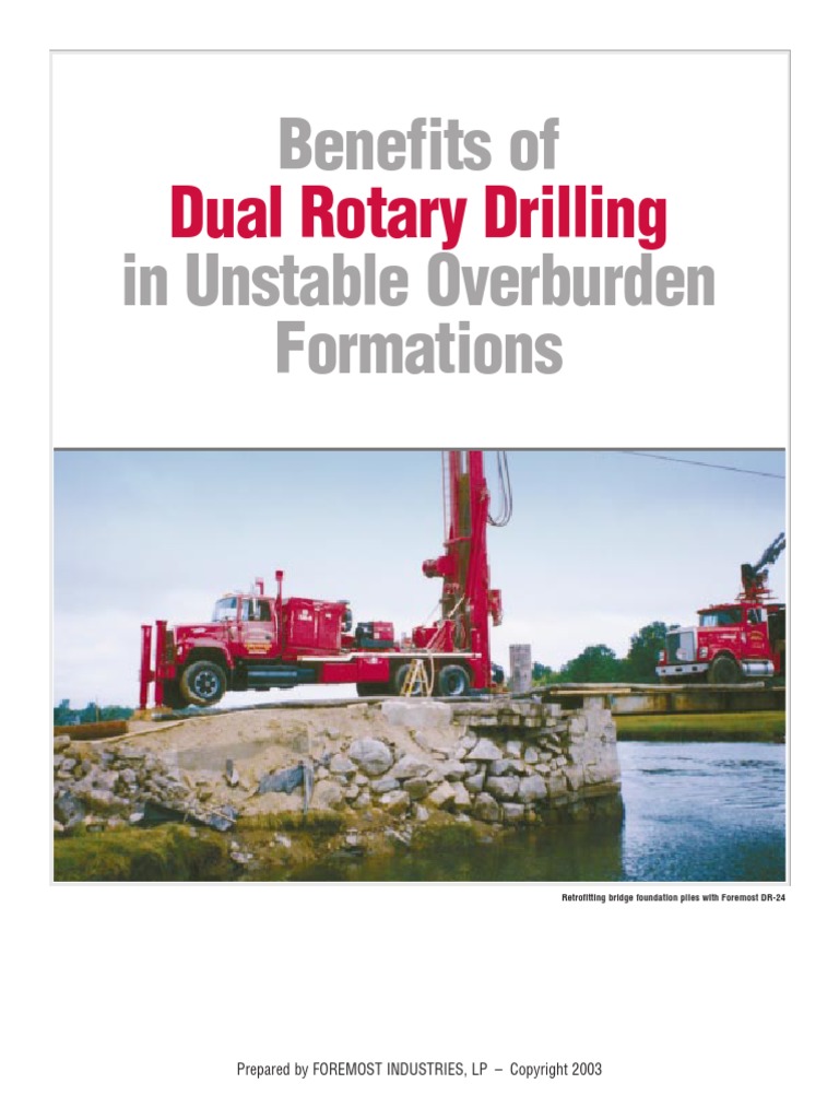 Dual Rotary Drilling Benefits | PDF | Drilling Rig | Casing (Borehole)