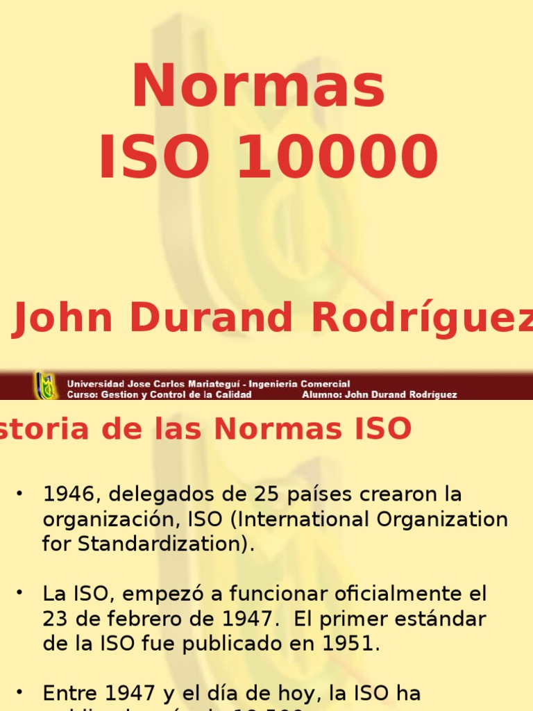 Iso 10000 Resumen | PDF | Organización internacional para la ...