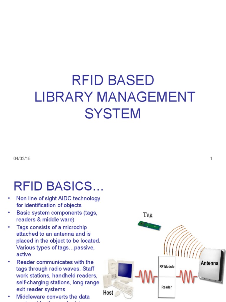 Rfid Based Library Management System | PDF | Radio Frequency ...