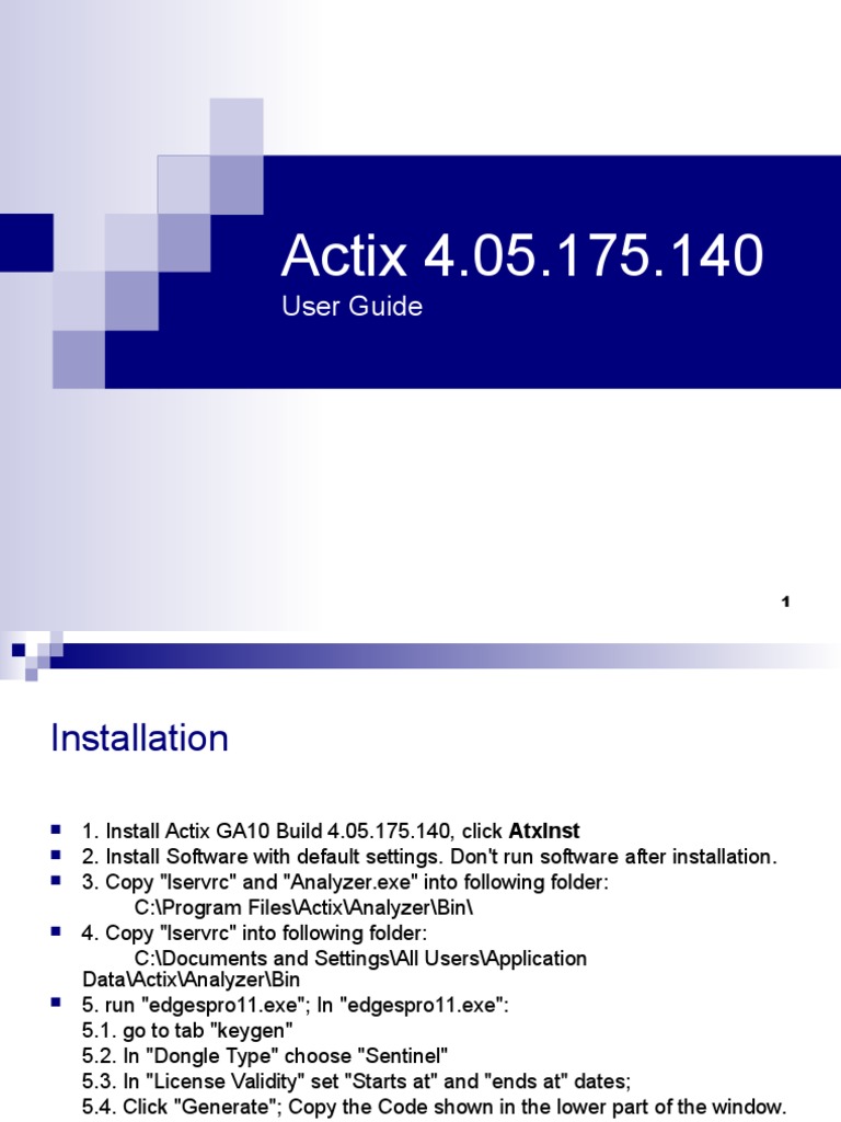 Actix 4.05 User Guide: Installation, Binning, Logfile Analysis & Plotting in MapInfo | PDF ...