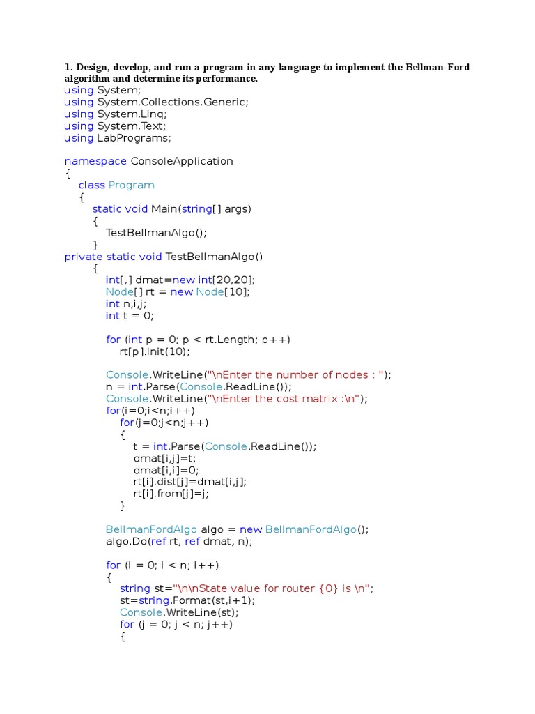 Using Using Using Using Using Namespace Class Static Void String | PDF