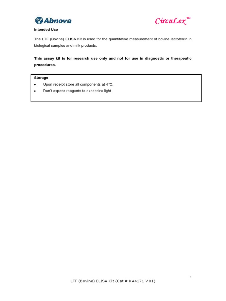 Circulex Circulex: Intended Use | PDF | Chemistry | Nature