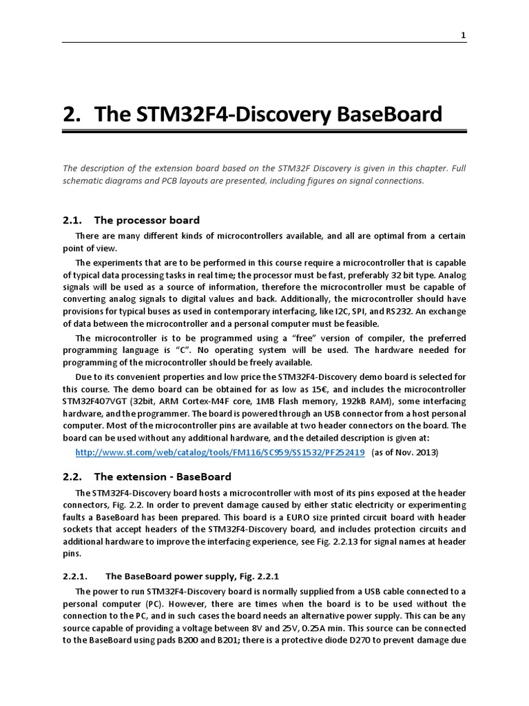 A Comprehensive Guide to the STM32F4-Discovery BaseBoard: Schematics ...
